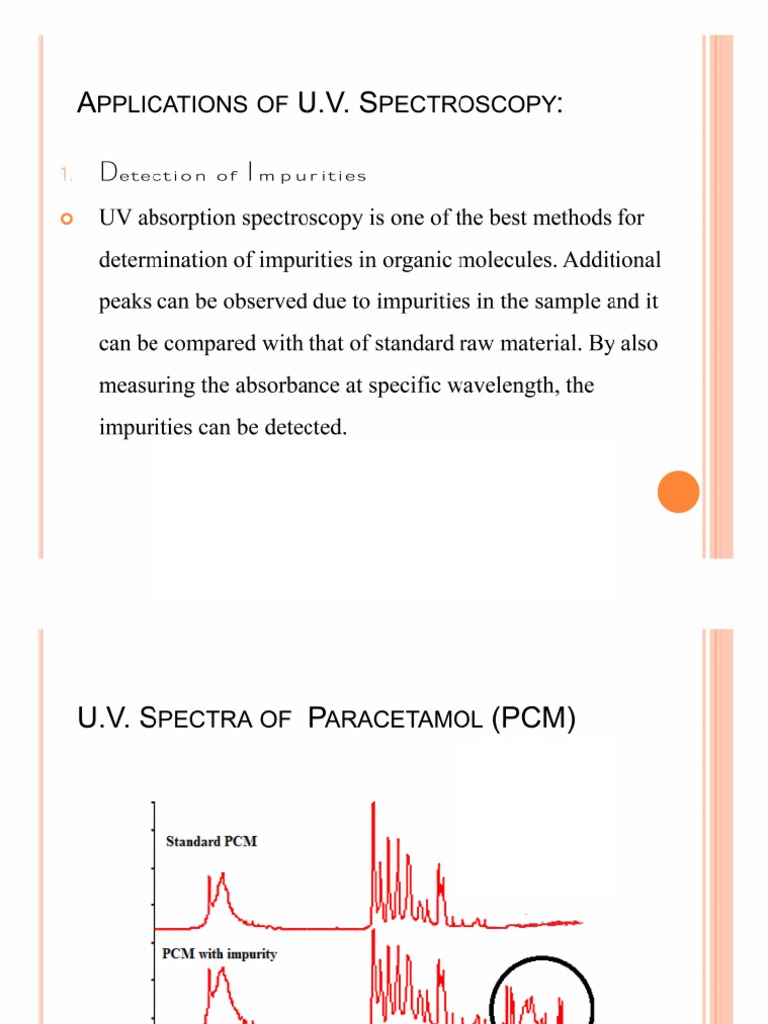 Applications of UV-Visible Spectros | PDF