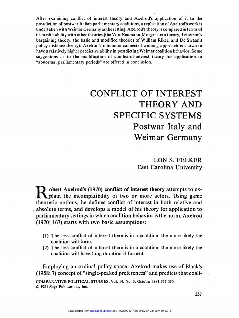 Felker 1981 | PDF | Social Democratic Party Of Germany | Theory