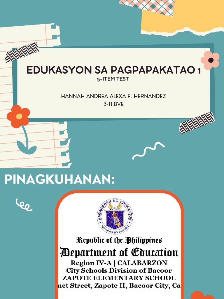 Hernandez Esp1 5-Item Test 2 | PDF