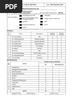 Mace Audit Sheet | PDF | Audit | Quality Management System