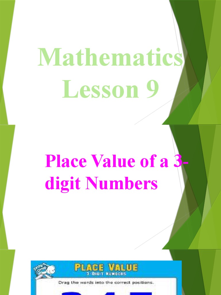 MATH LESSON 9 Edited | PDF | Numbers | Lexicology