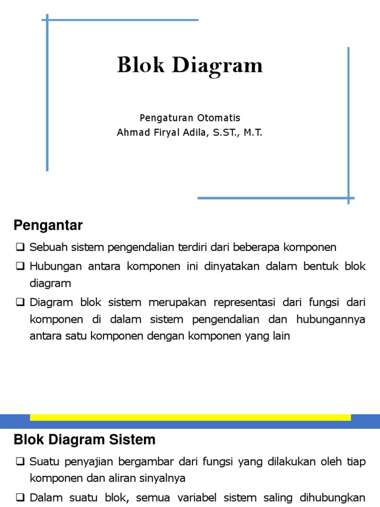 4) Blok Diagram | PDF