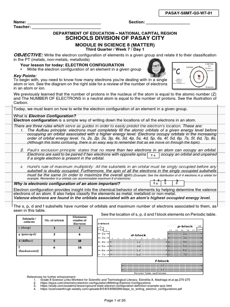 Electron Configuration of Group I Elements: Relating Atomic Structure ...
