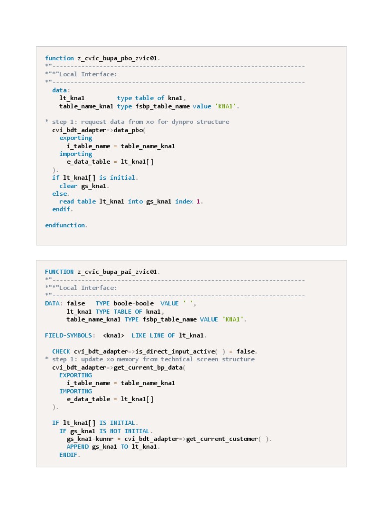 SAP S - 4HANA Business Partner Field Enhancement-CODE | PDF | Computing | Data Management