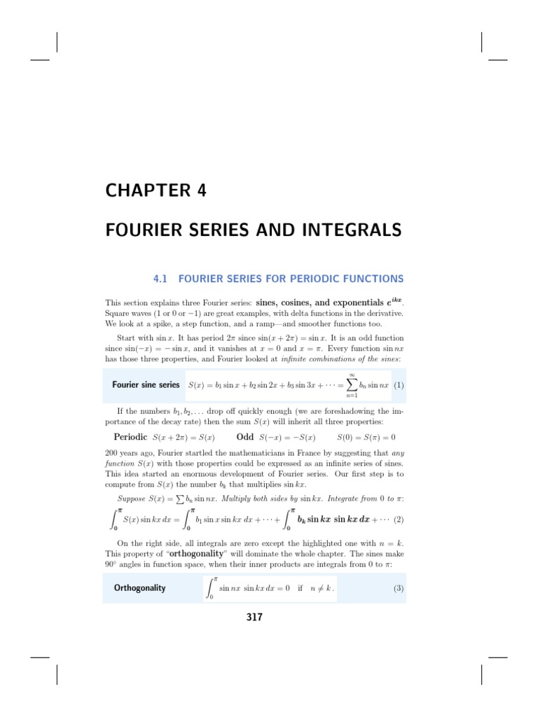 Fourier Series | PDF | Trigonometric Functions | Fourier Series Fourier Series | PDF | Trigonometric Functions | Fourier Series