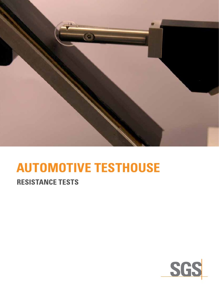 Sgs Cts Auto Resistance Tests A4 en 12 v2 | PDF