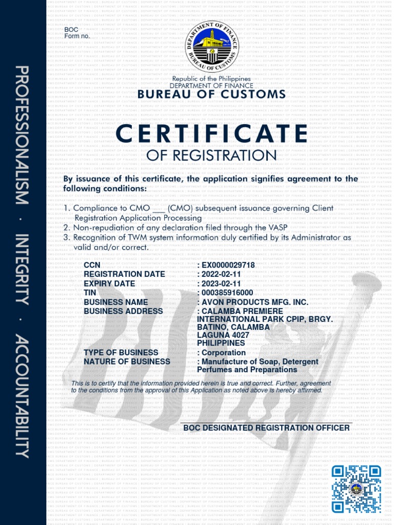 BOC Form No | PDF | Finance & Money Management