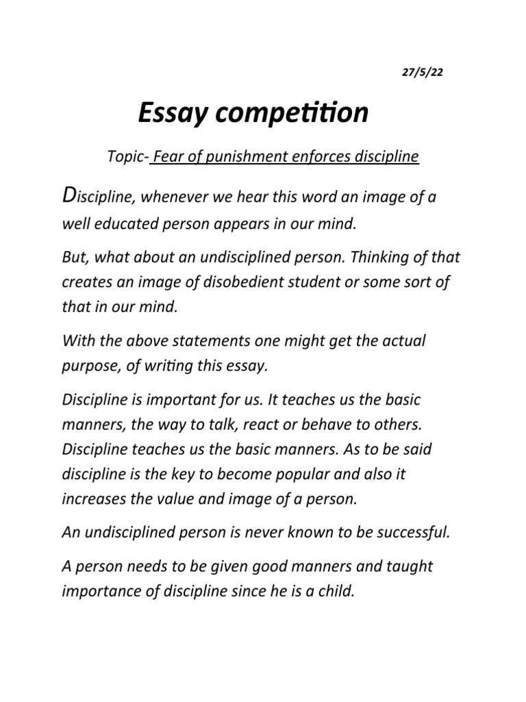 Essay | PDF