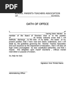 SSG Oath Taking Script | PDF | Oath Of Office | Public Law