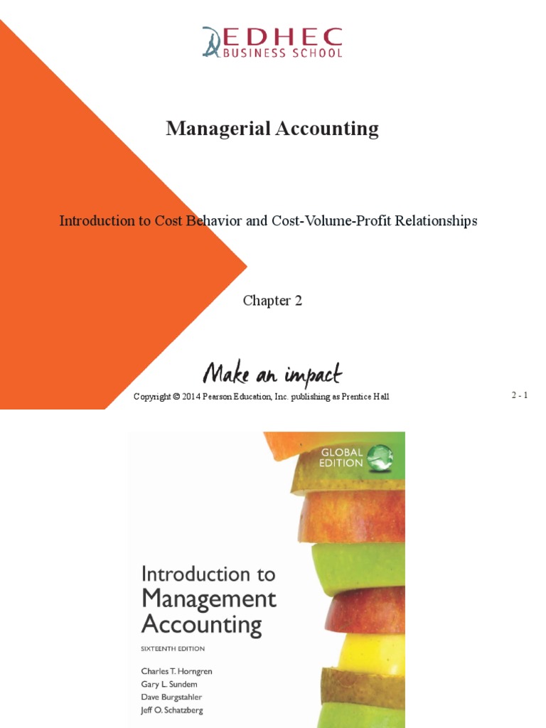 Managerial Accounting - Chapter 2 | PDF | Business | Business Economics