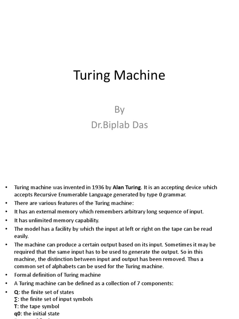 Turing Machine | Download Free PDF | Applied Mathematics | Computer Science