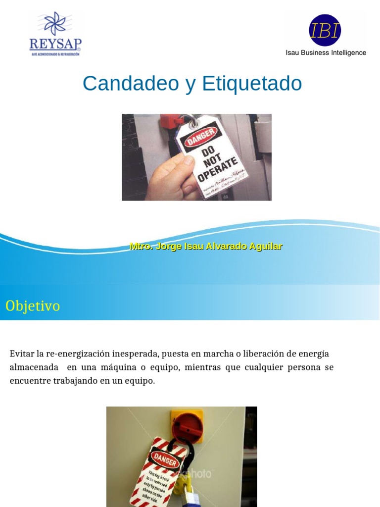 Candadeo y Etiquetado en Seguridad Laboral | PDF | Informática
