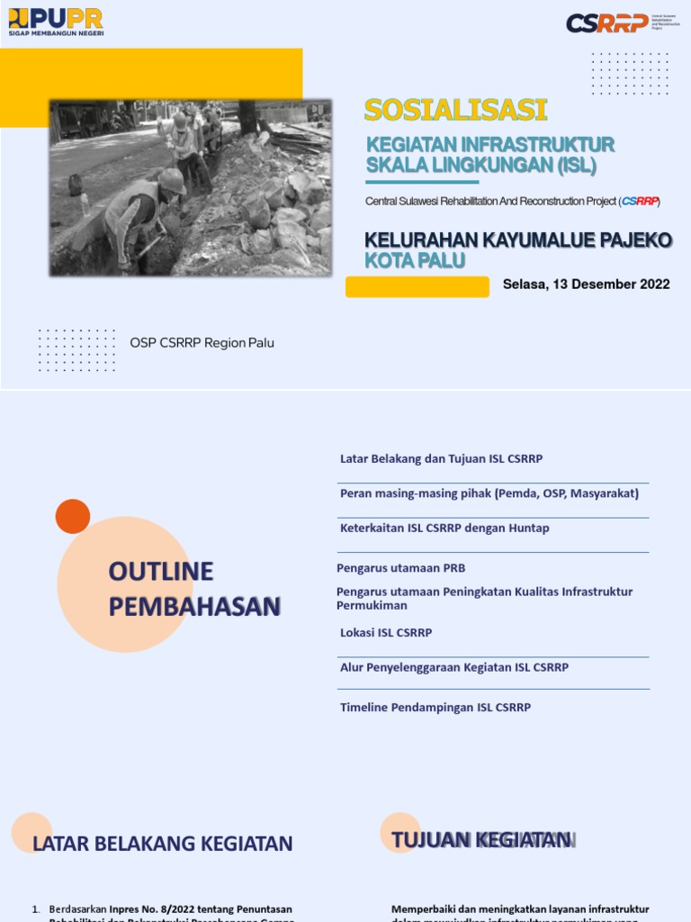 03 Sosialisasi ISL CSRRP - Kayumalue Pajeko | PDF