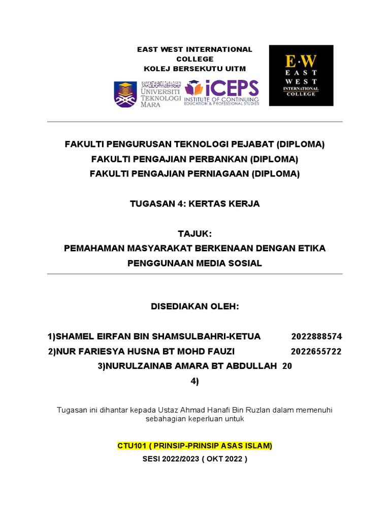 Assignment Ctu101 Week 11 | PDF | Pengelolaan Keuangan & Uang