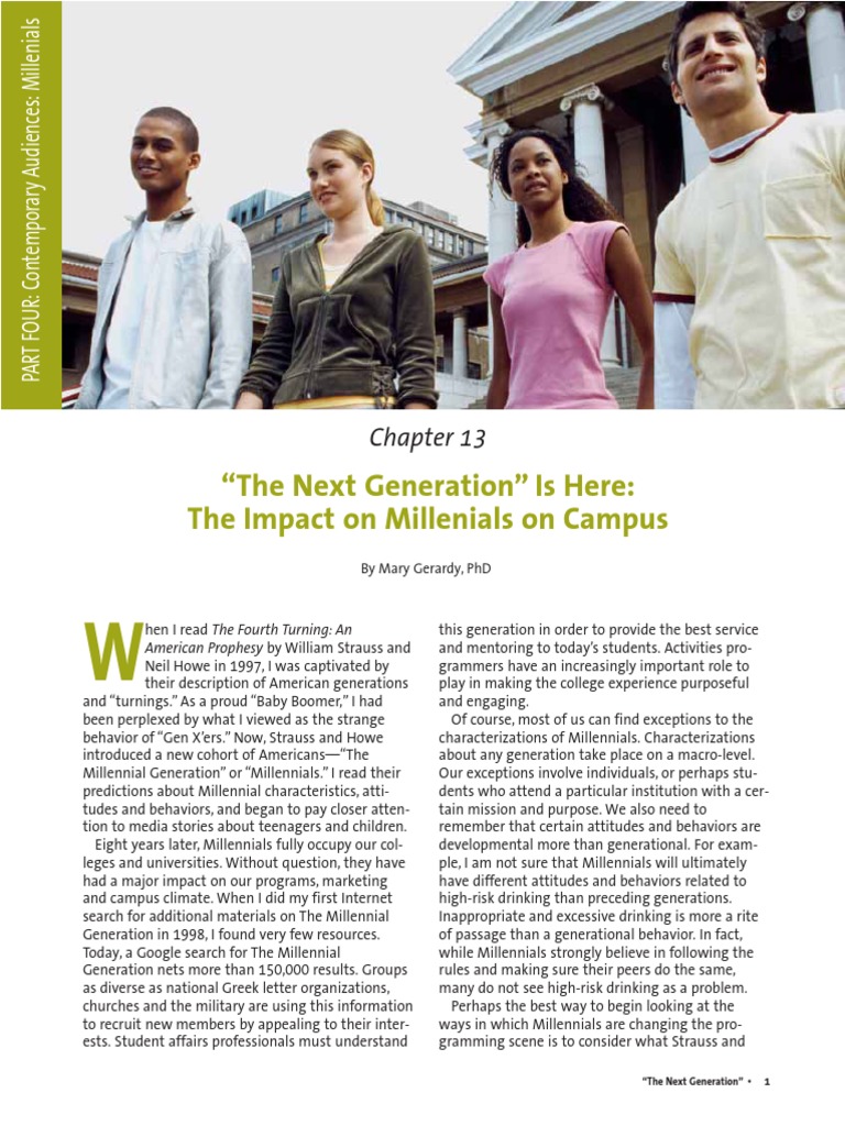 Chapter 13 | PDF | Millennials | Human Development