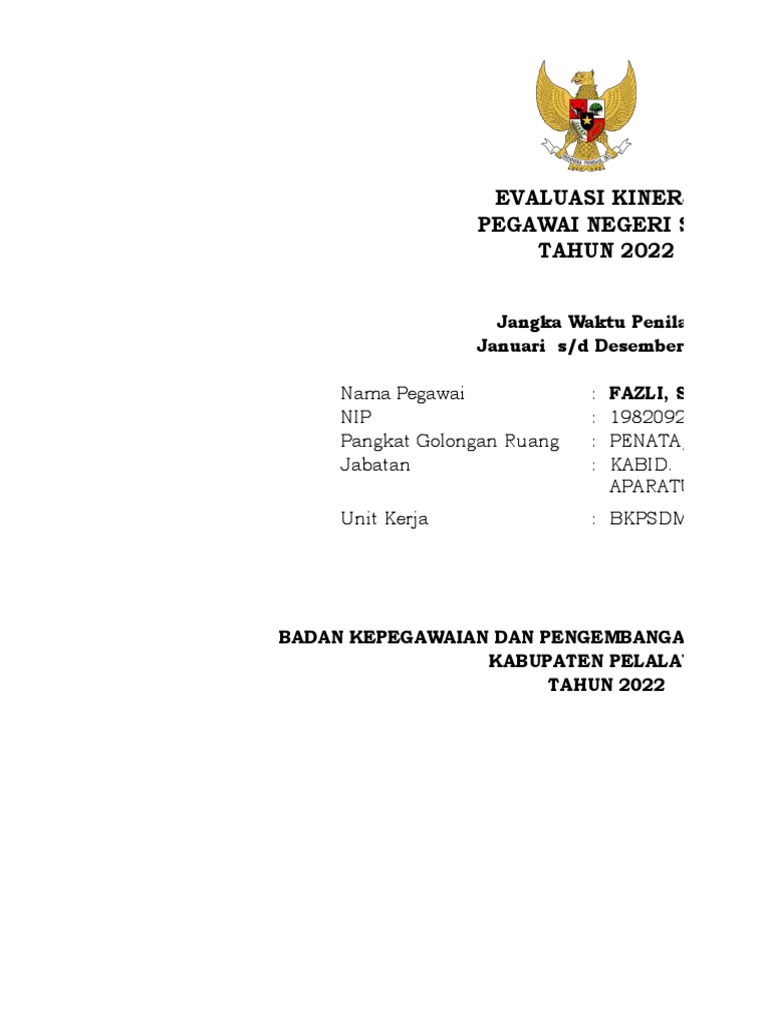 Form SKP Jajf (Kuantitatif) | PDF