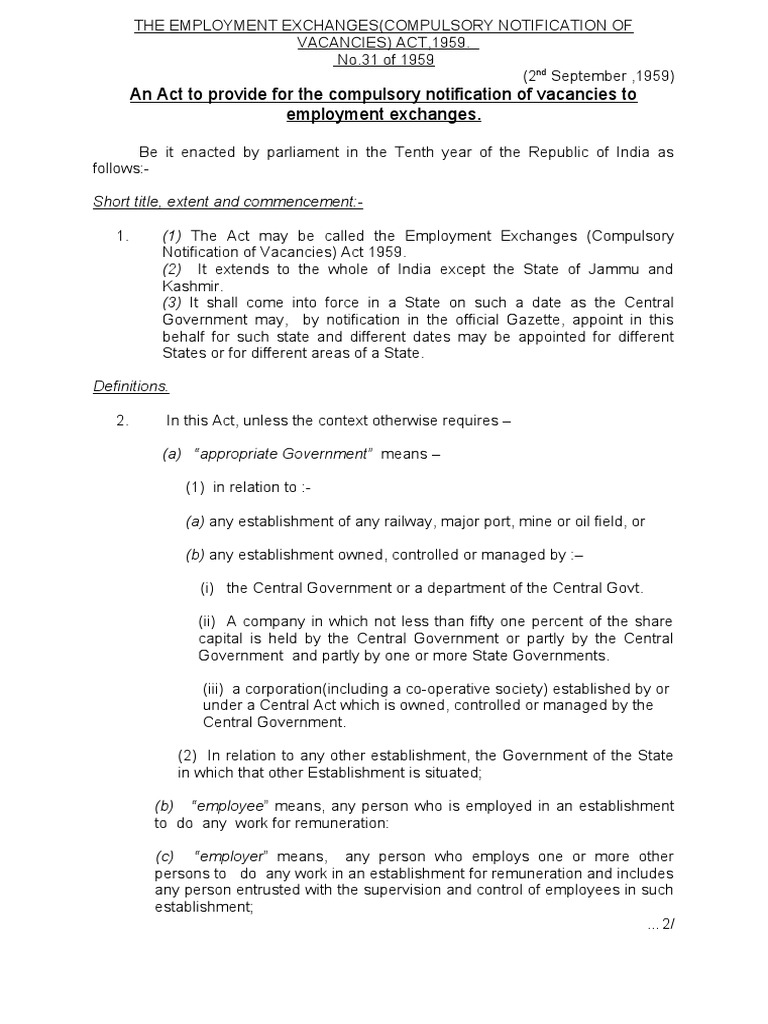 CNV Act & Rules | PDF | Employment | Business