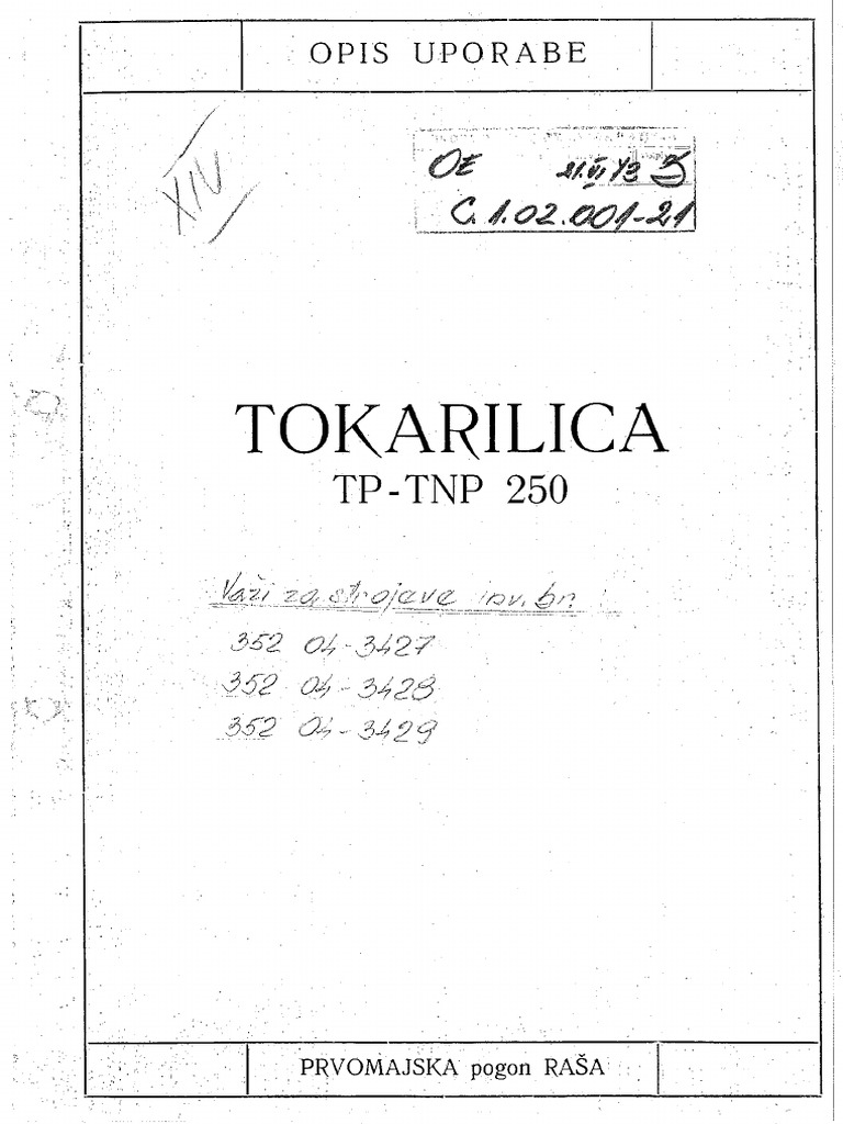 TP TNP 200 250 300 | PDF