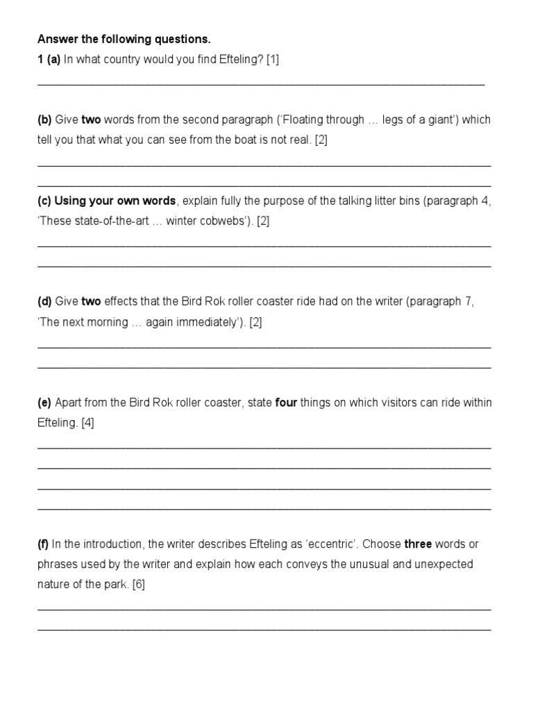 Sheryl Garratt Questions | PDF | Language Arts & Discipline | Foreign ...