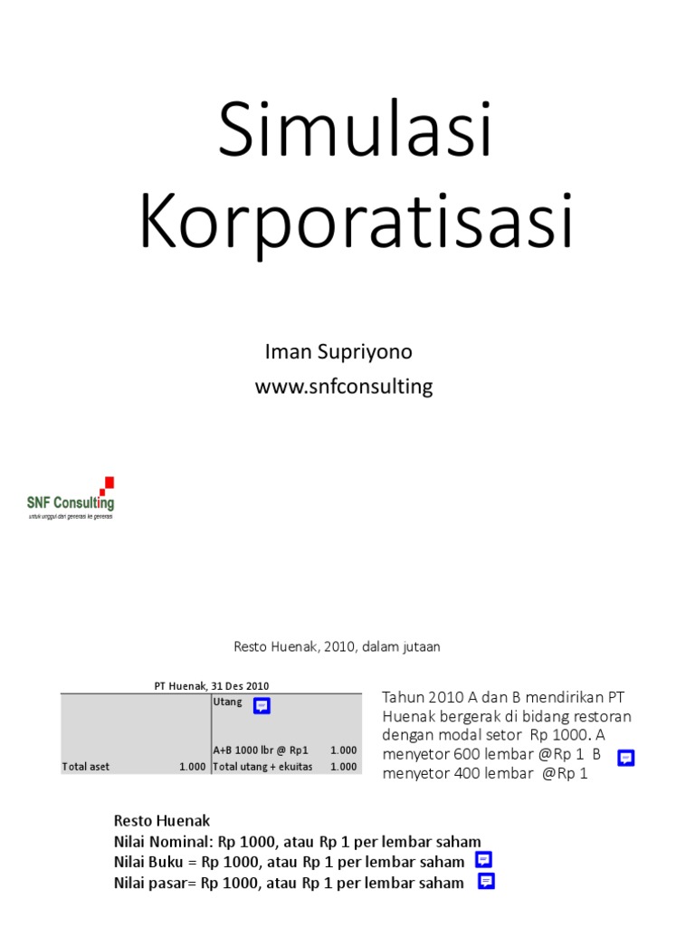 Simulasi Korporatisasi14 Standard | PDF