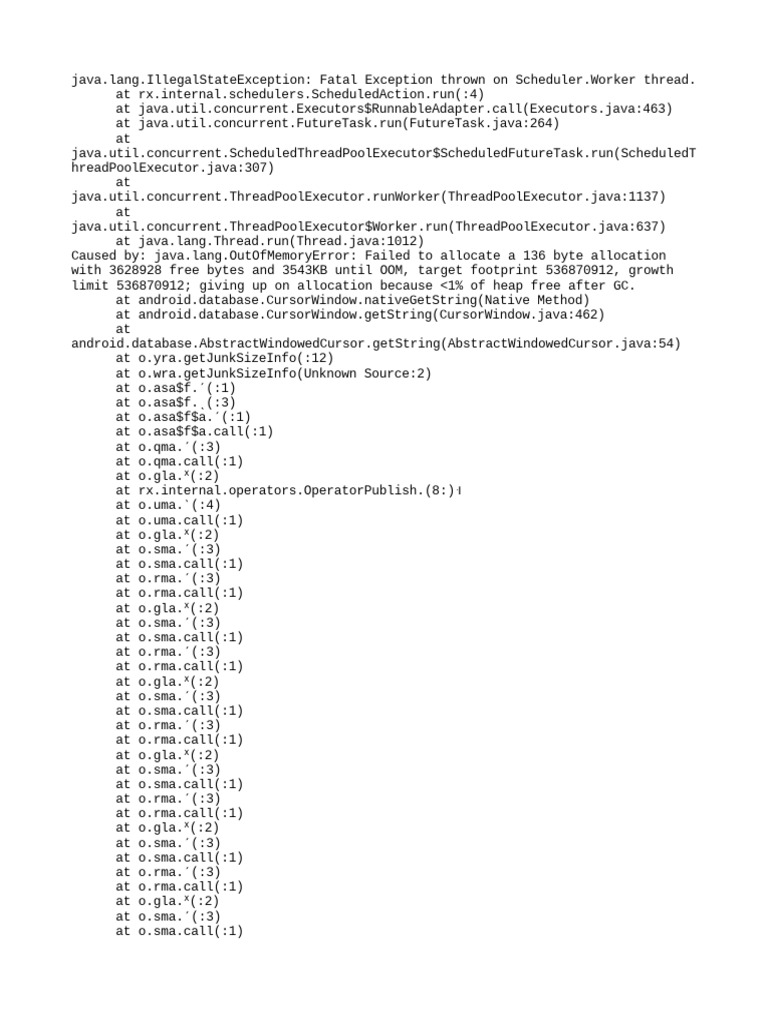 Last Crash Log | PDF