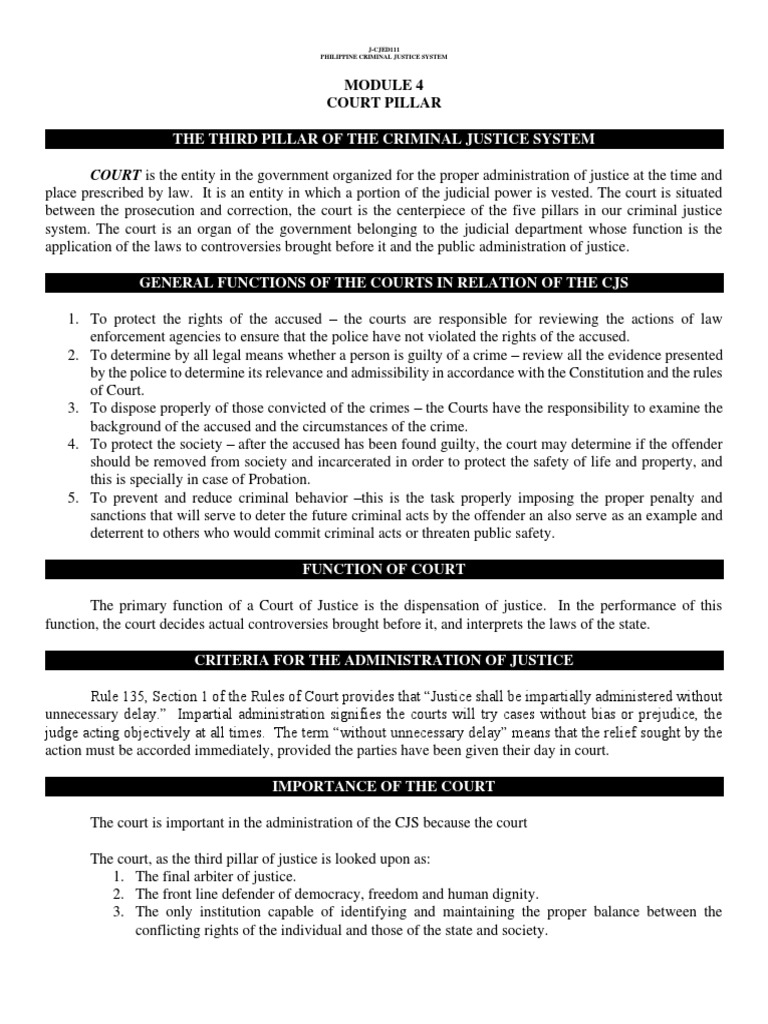 Module 4 | PDF | Arraignment | Plea