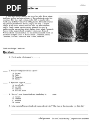 2nd Grade Reading Comprehension Worksheets Multiple Choice Melting Clock