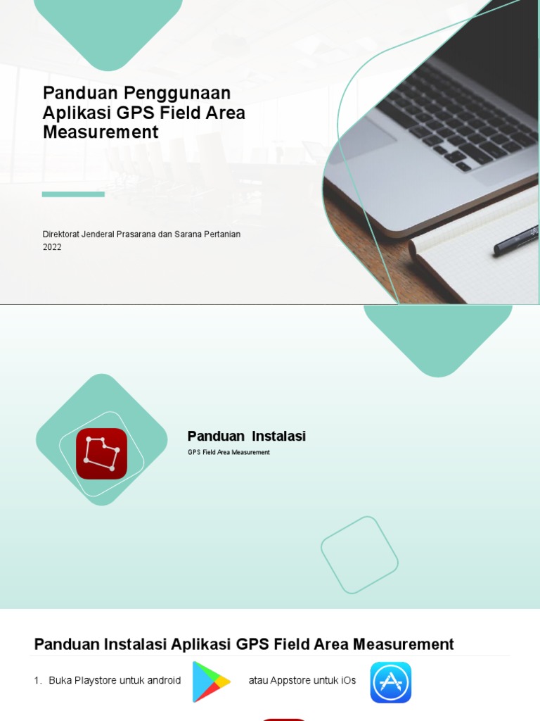 Panduan Penggunaan Aplikasi GPS Field Measurement | PDF | Komputer