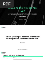National Intelligence Model Overview | PDF | Crimes | Crime & Violence