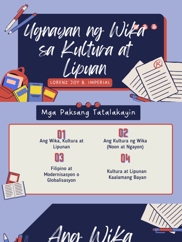 Ugnayan ng Wika, Kultura, at Lipunan | PDF | Philippines | Languages