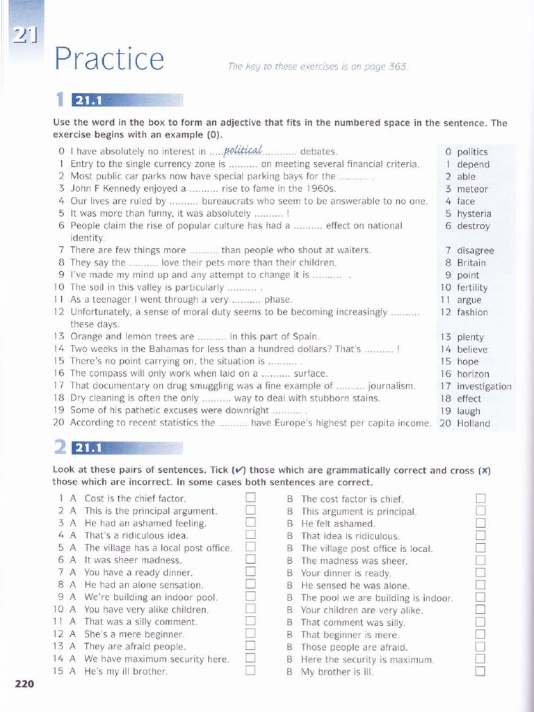 Adj Exercises | PDF | Brand | Airport