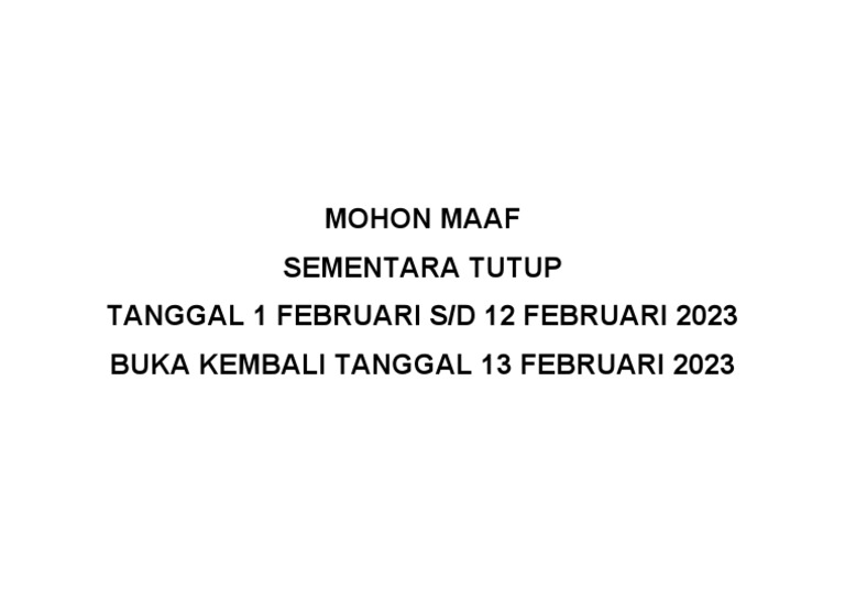 Mohon Maaf | PDF