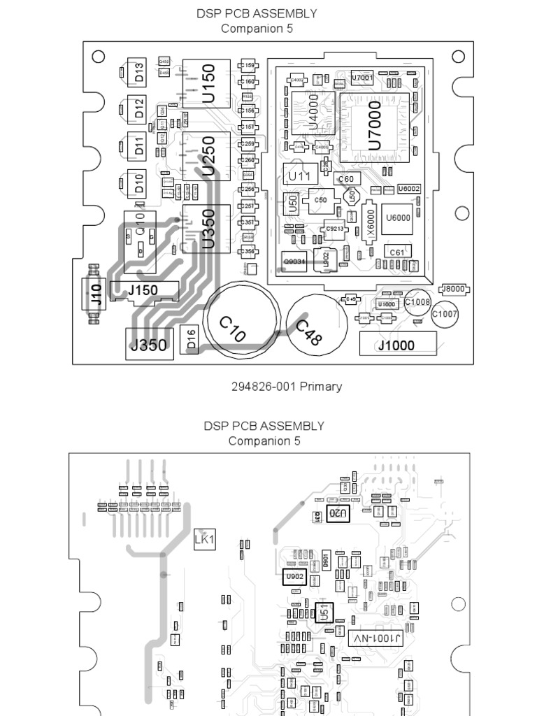 Bose Companion 5 DSP Bose PCB Top and Bottom Board Layout | PDF