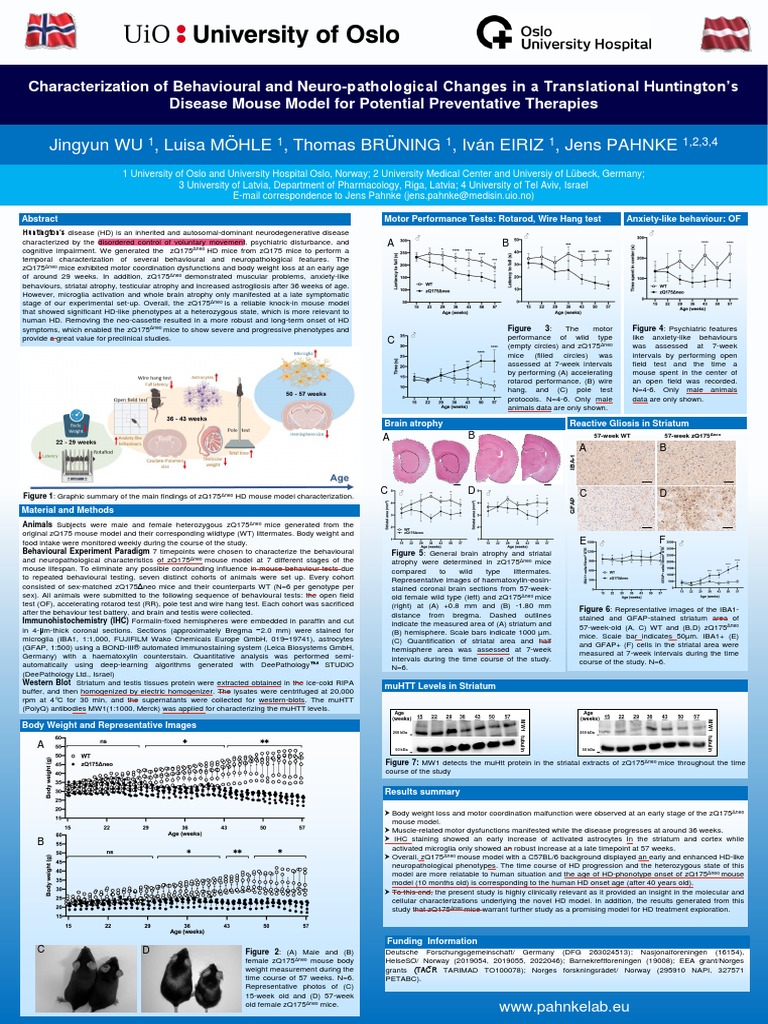 Poster - Pahnke - Lab - Animal Disease Model Research | PDF ...