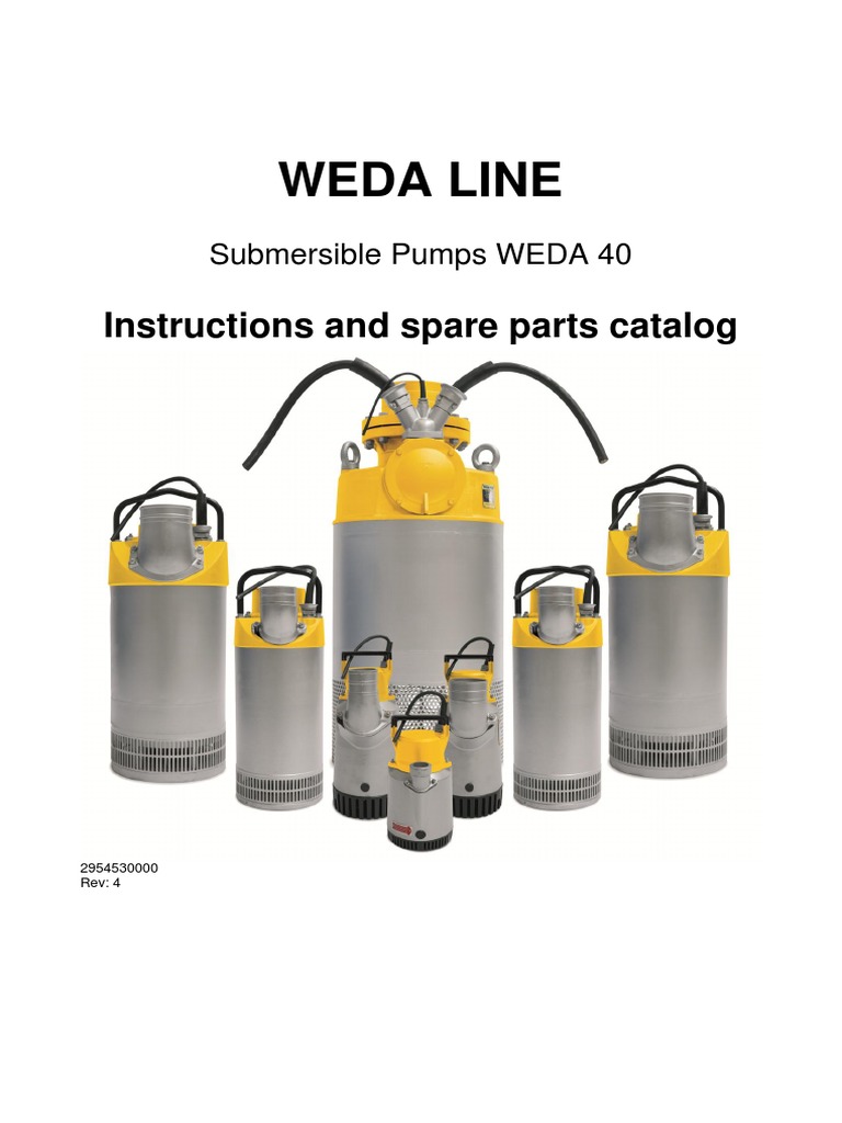 Weda40 2954530000-4 EN | PDF | Pump | Electric Motor