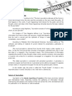 Key Functions of Journalism Explained | PDF | Journalism | Newspapers