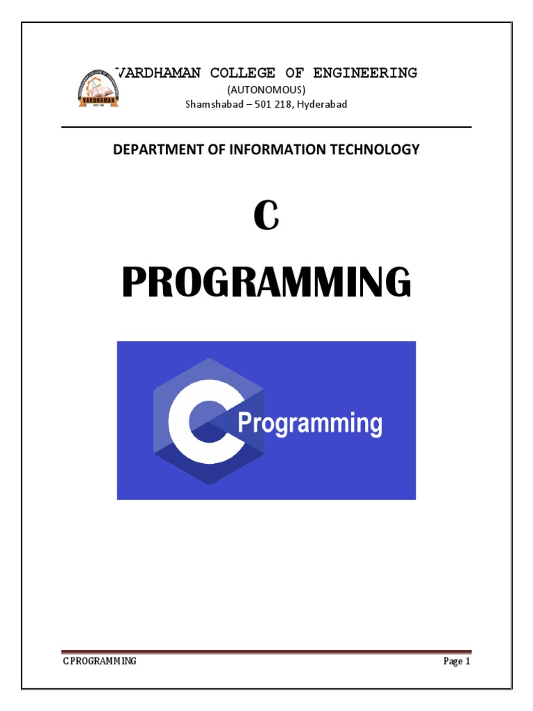 C Program Advance | PDF | Computer Program | Programming