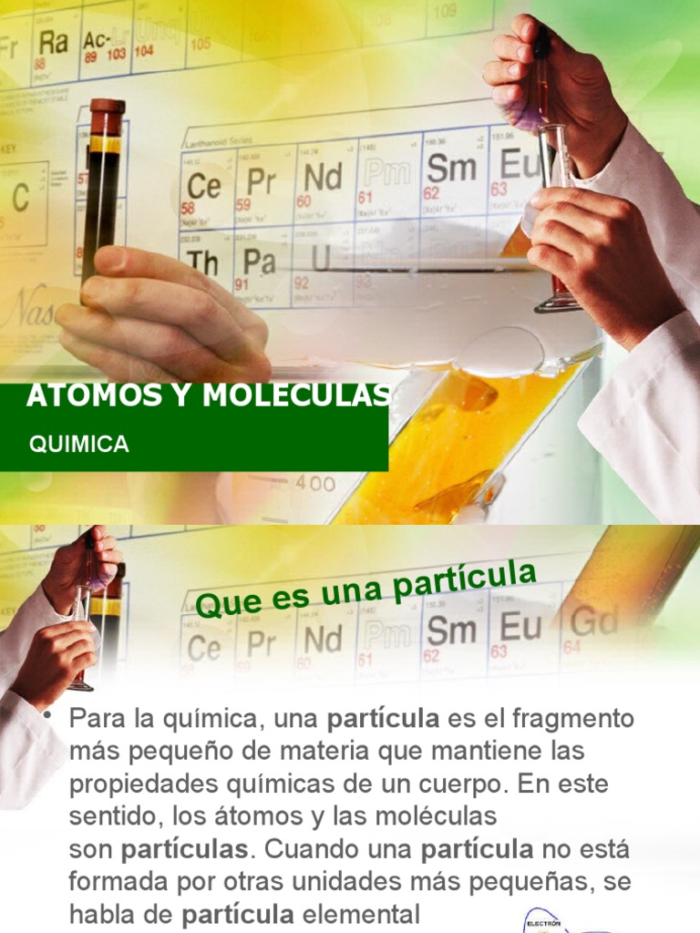 Atomos y Moleculas | PDF | Moléculas | Química