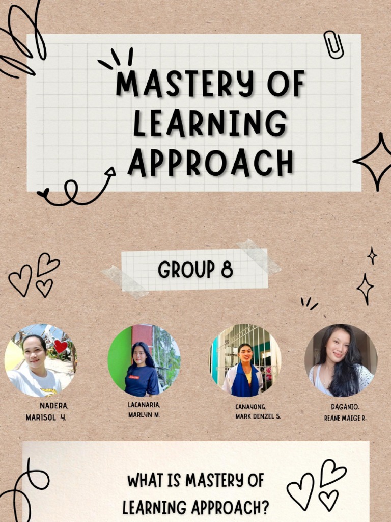 Mastery Learning Approach | PDF