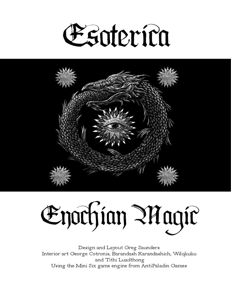 Esoterica - Enochian Magic | PDF | Esotericism | Supernatural