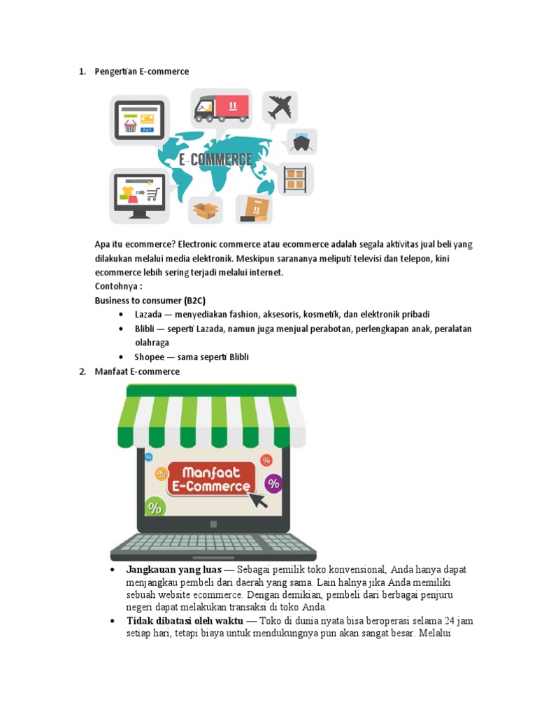 Apa Itu Ecommerce | PDF