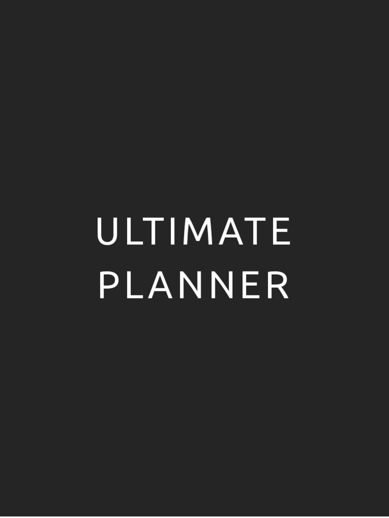Ultimate Remarkable Planner 2023 | PDF