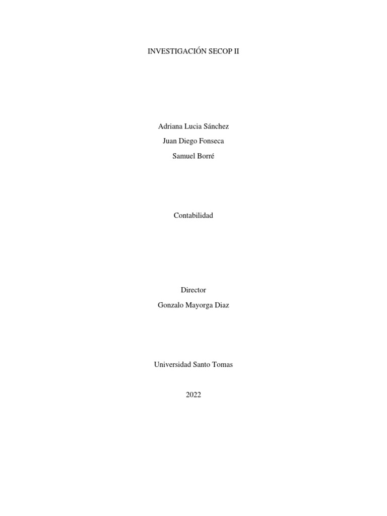 Secop Ii Final Pdf