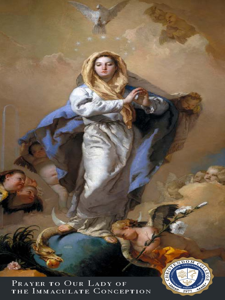Immaculate Conception Holy Card Digital | PDF