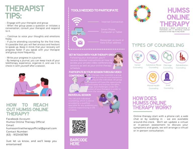 Counseling Brochure | PDF | Psychotherapy | Communication