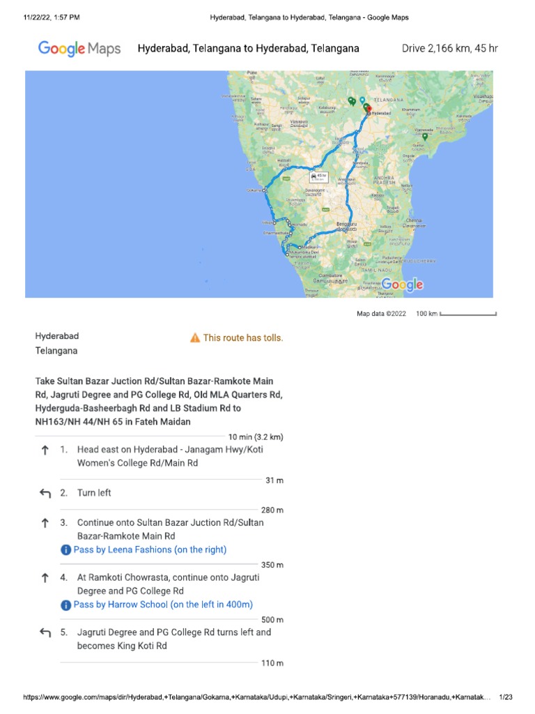 Map Hyd-Gokarna | PDF