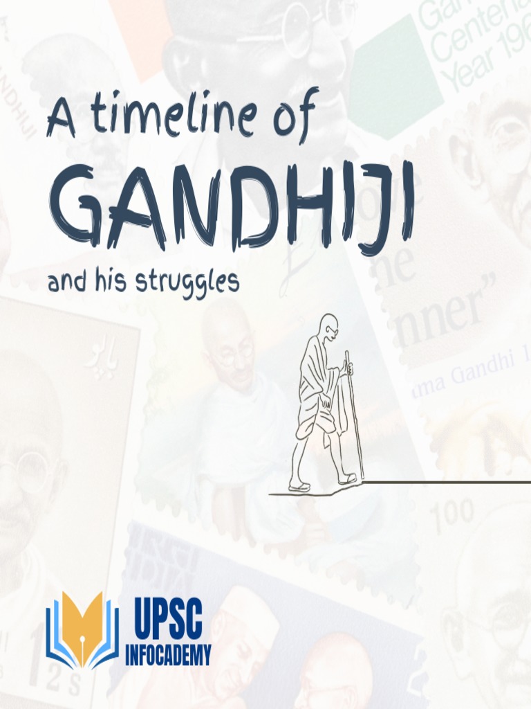 A Timeline of Gandhiji and His Struggles (Part 1) | PDF | Mahatma ...