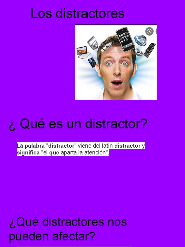 Los distractores | PDF