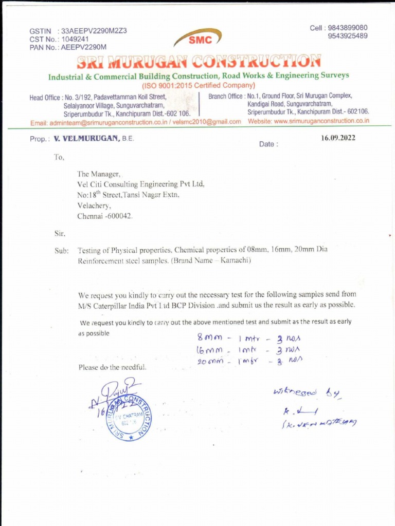 3rd Party Letter | PDF