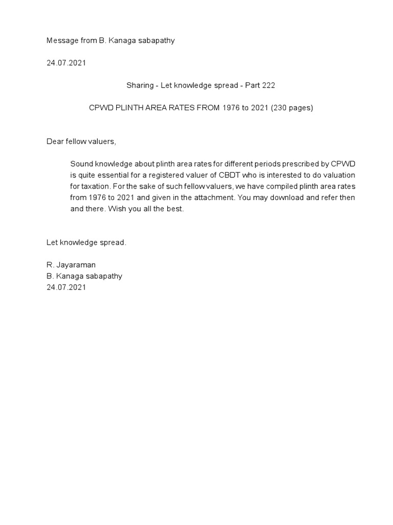 CPWD 1976 To 2021 210909 113612 | PDF | Flooring | Door